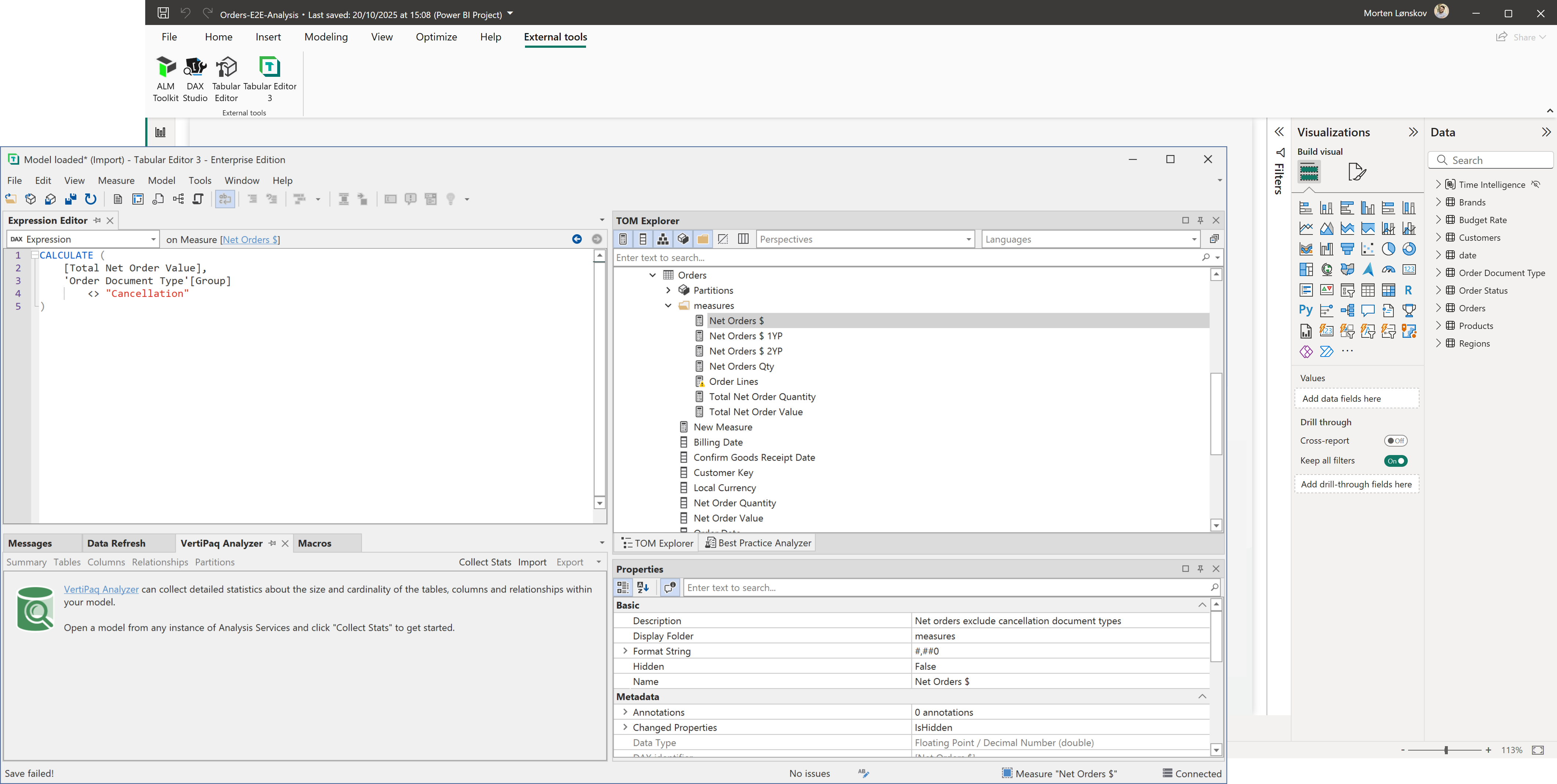 Power BI Desktop Integration | Tabular Editor Documentation