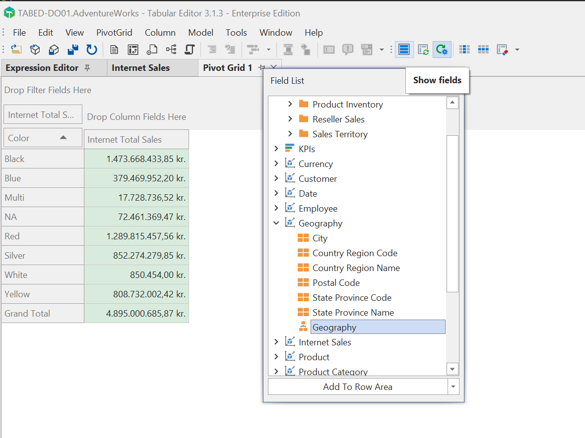 Refreshing Previewing And Querying Data Tabular Editor Documentation
